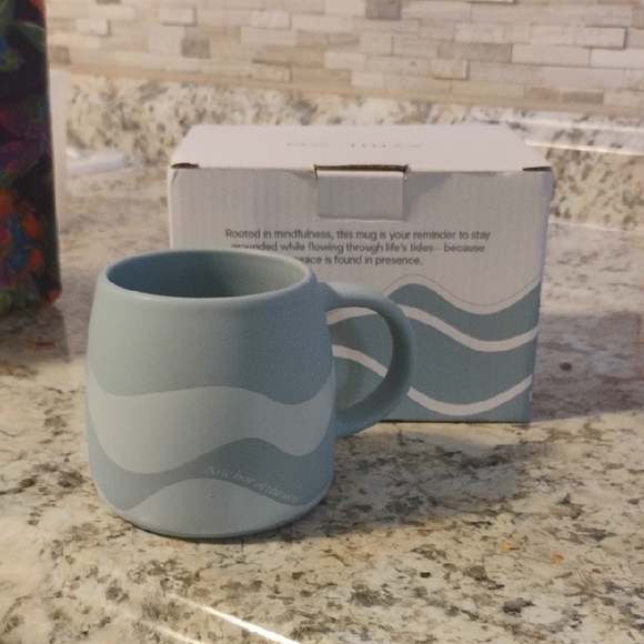 Zara | Dining | Zara Ocean Blue Mug | Poshmark
